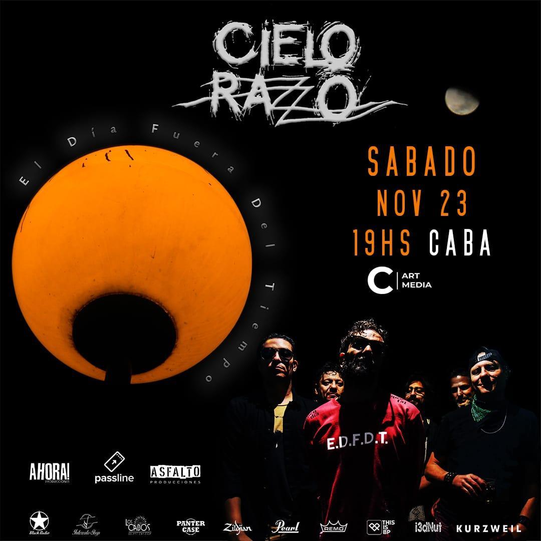 CIELO RAZZO PRESENTA OFICIALMENTE "EL DÍA FUERA DEL TIEMPO" - Sergio Lapegue